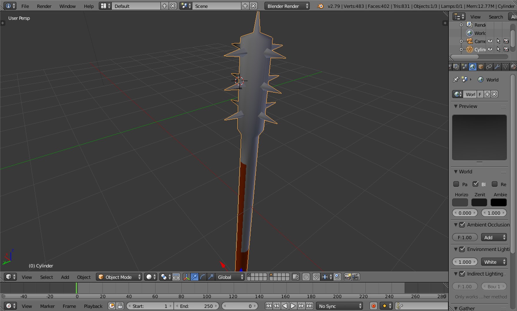3D Model Mace Sharp - TurboSquid 1413664