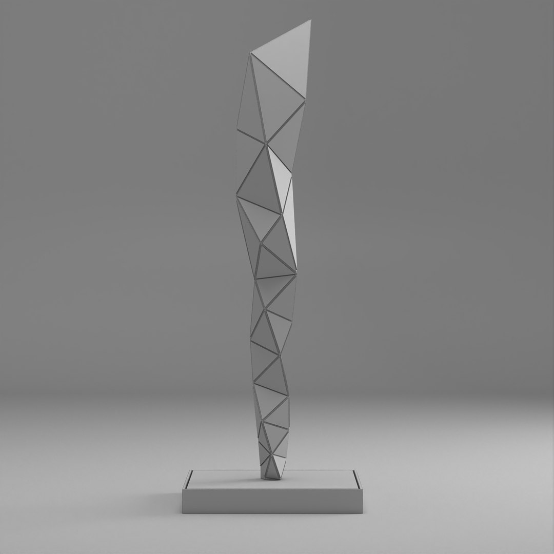 3D Paradigm Slender By Conrad Shawcross - TurboSquid 2225871