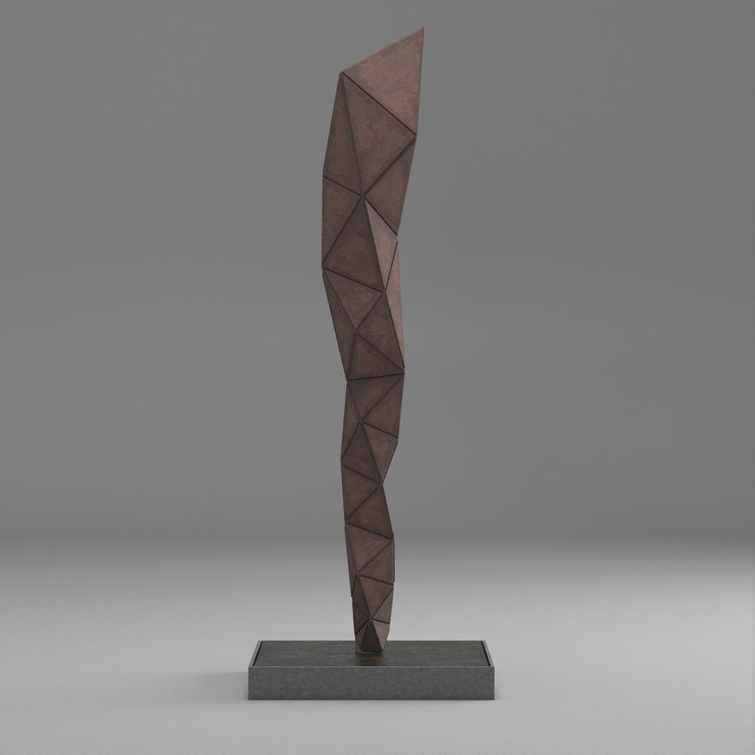 3D Paradigm Slender By Conrad Shawcross - TurboSquid 2225871