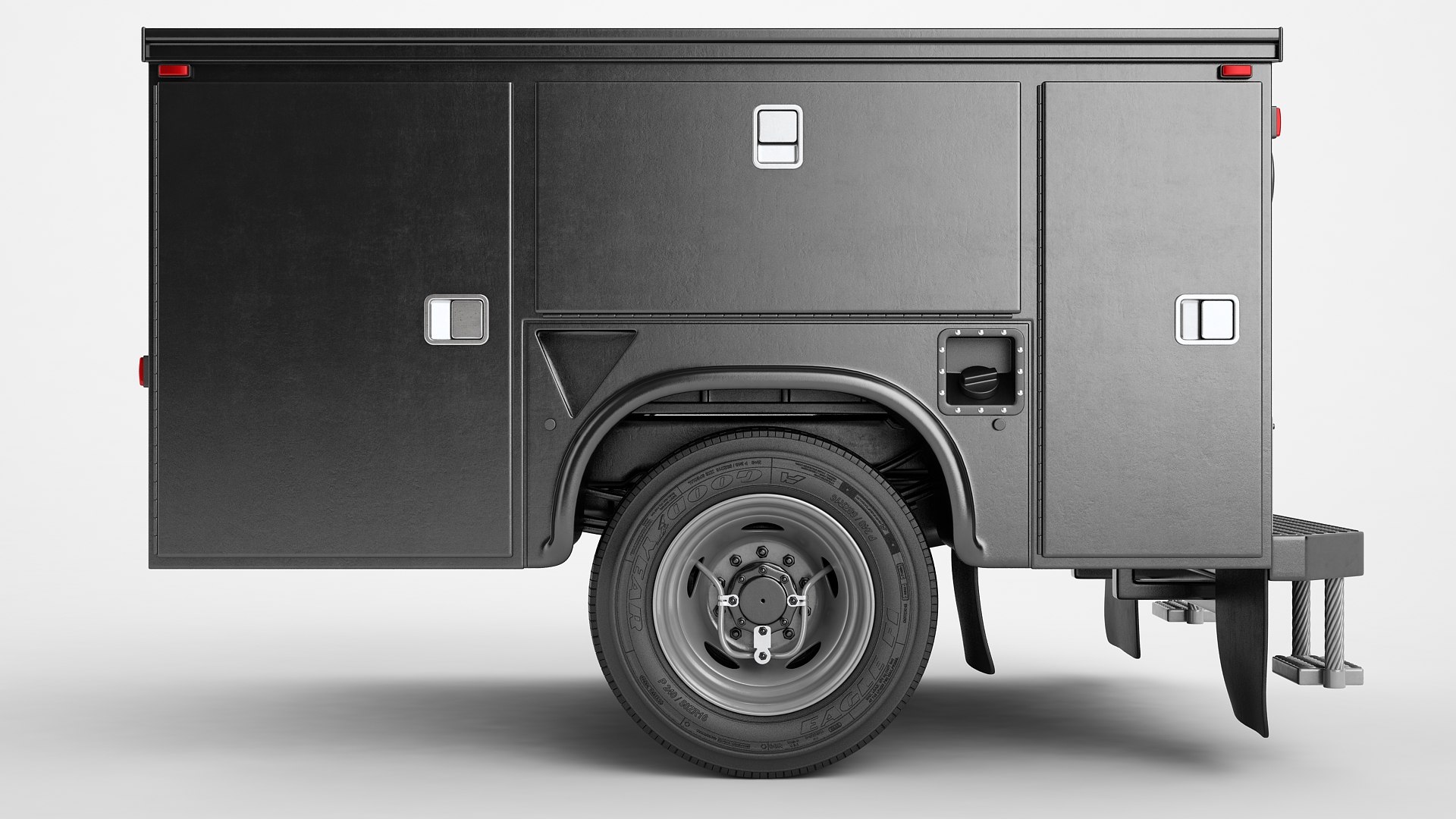 3D enclosed utility truck - TurboSquid 1519207