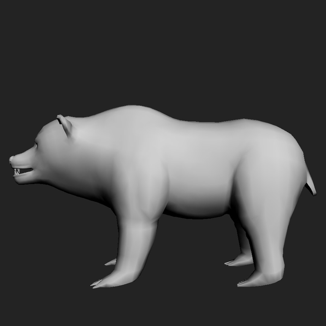 3d Bear Model
