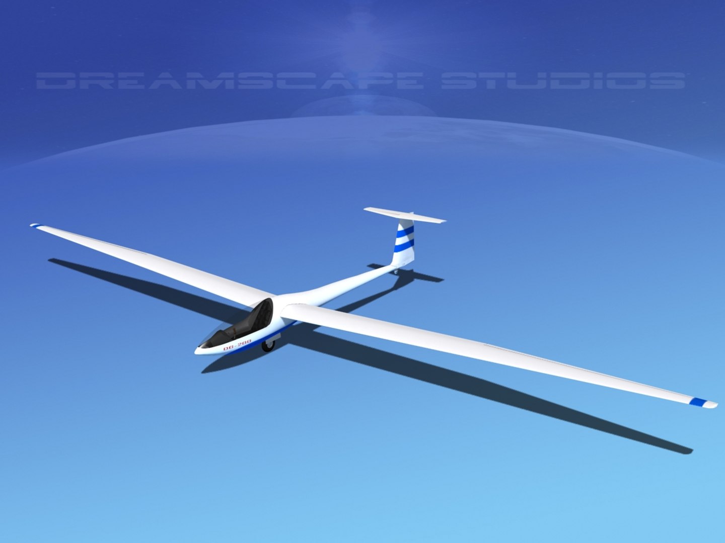 Dg-200 Sailplane 3D Model - TurboSquid 1212669