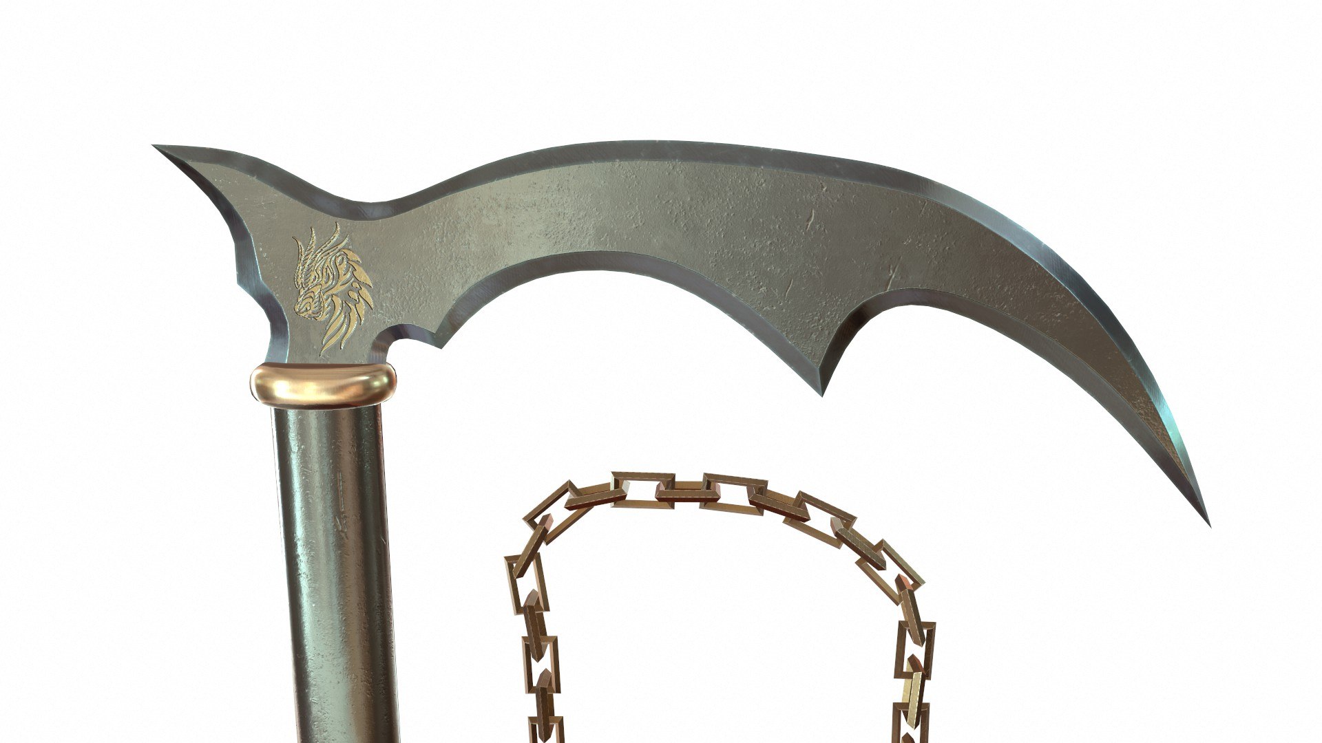 3D Kusarigama Model - TurboSquid 1836126