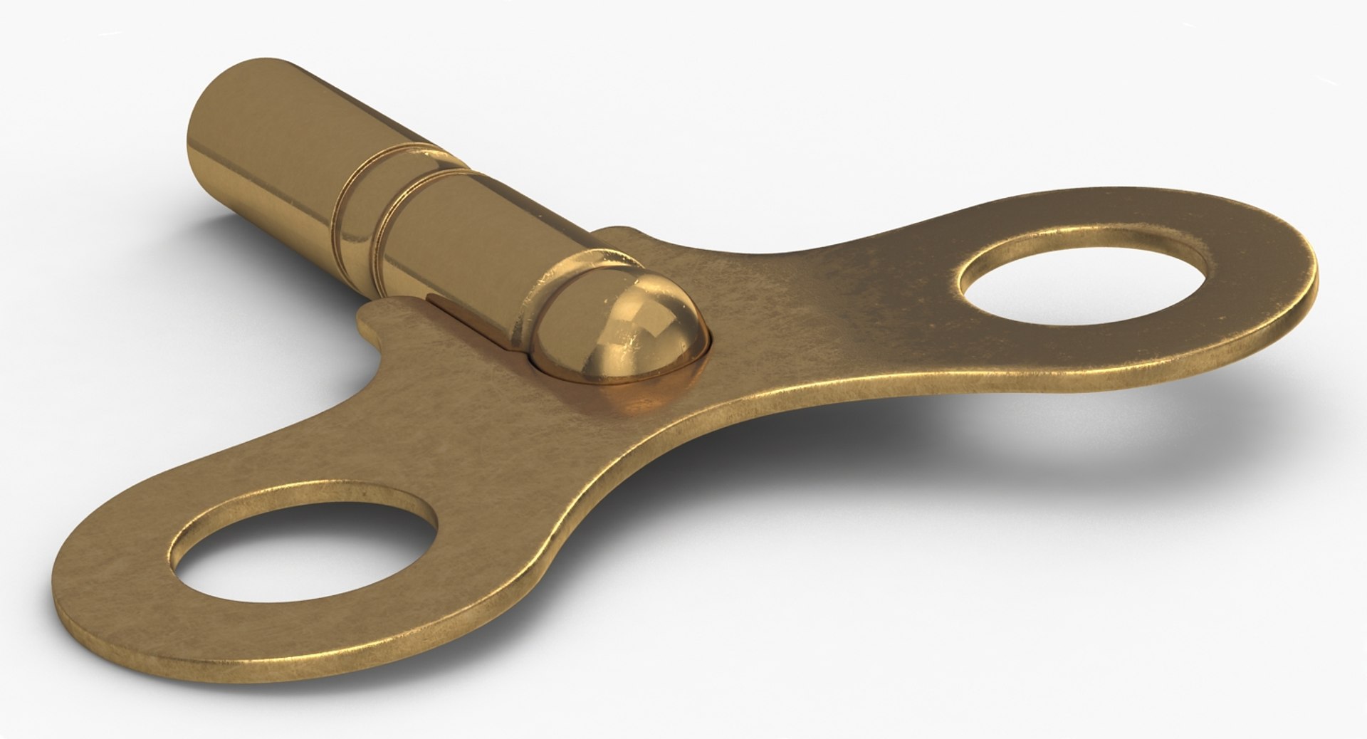 3D Windup Toy Key Brass - TurboSquid 1244819