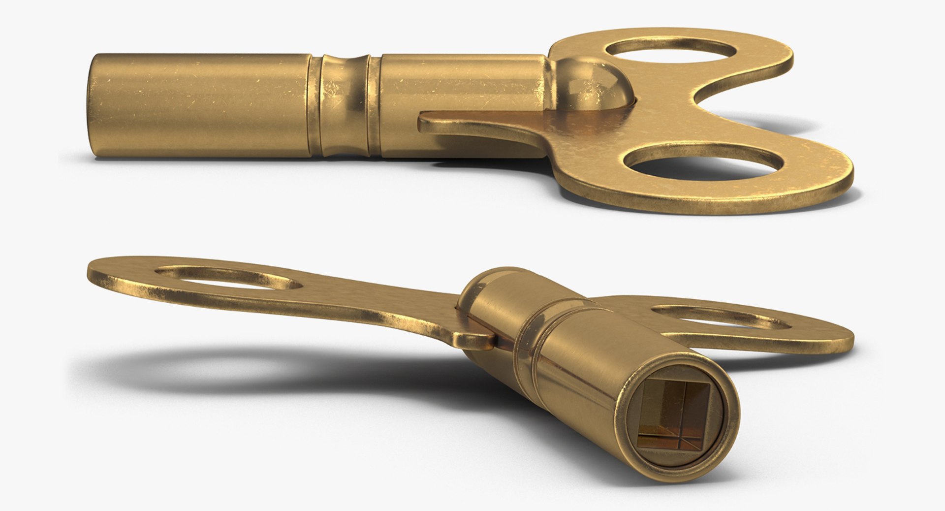 3D Windup Toy Key Brass - TurboSquid 1244819