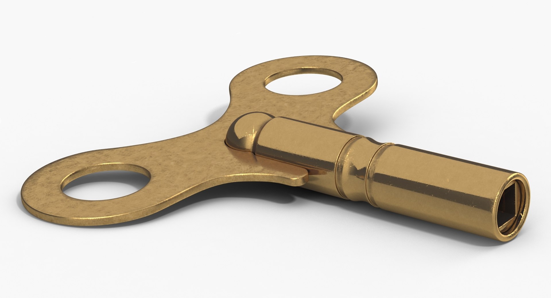 3D Windup Toy Key Brass - TurboSquid 1244819