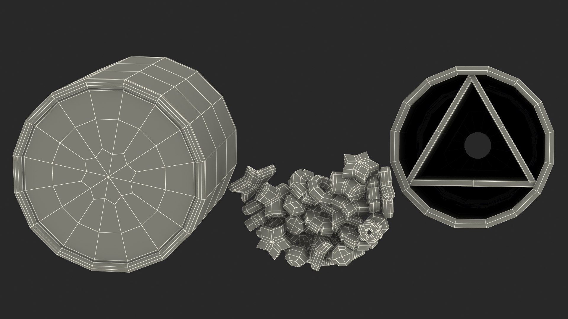 Retro Kaleidoscope 3D - TurboSquid 1779281