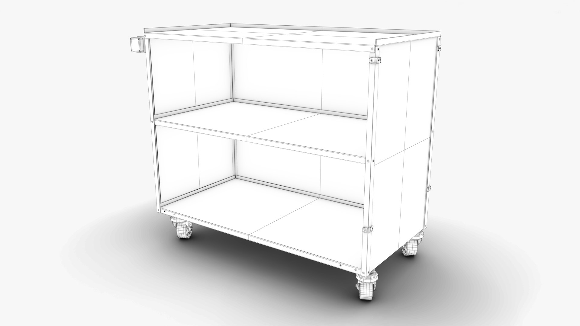 Dishes Cart 3D model - TurboSquid 1982266