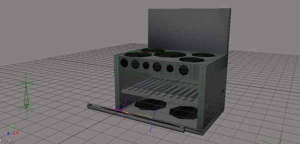 oven 3d fbx