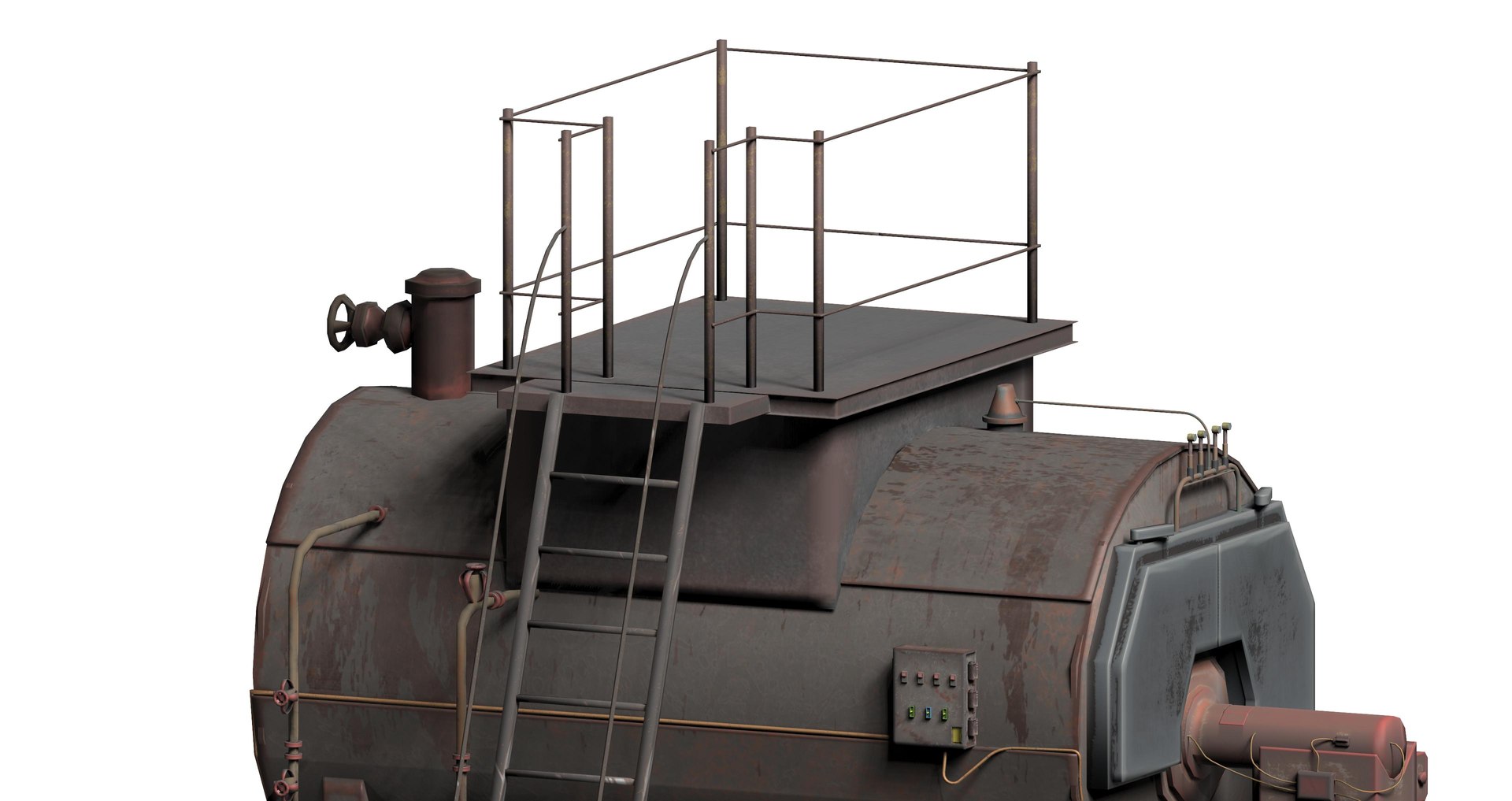 Steamboiler Generator Boiler Tank 3D Model - TurboSquid 2104163