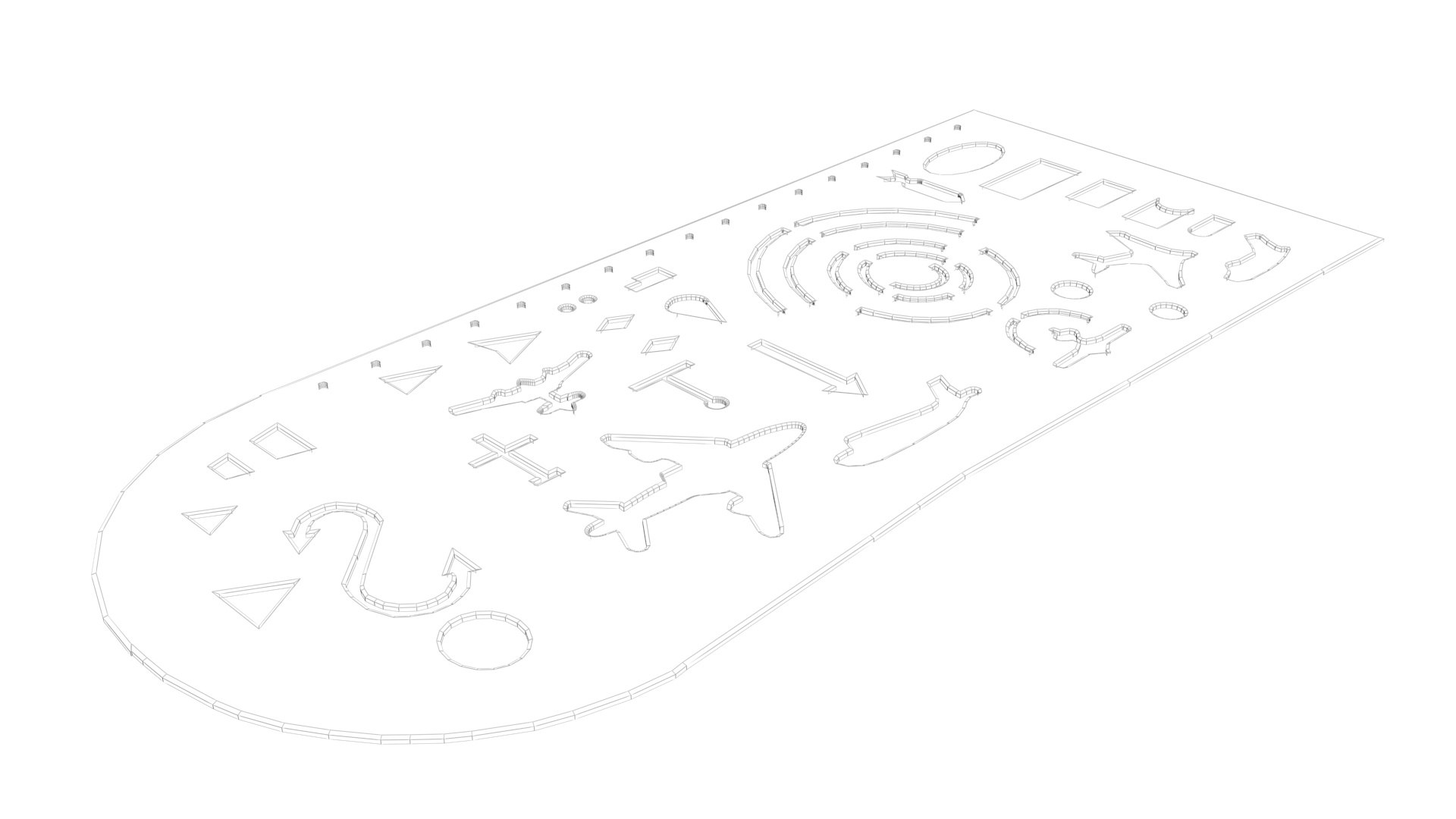 3D model ruler geometric shapes - TurboSquid 1654354