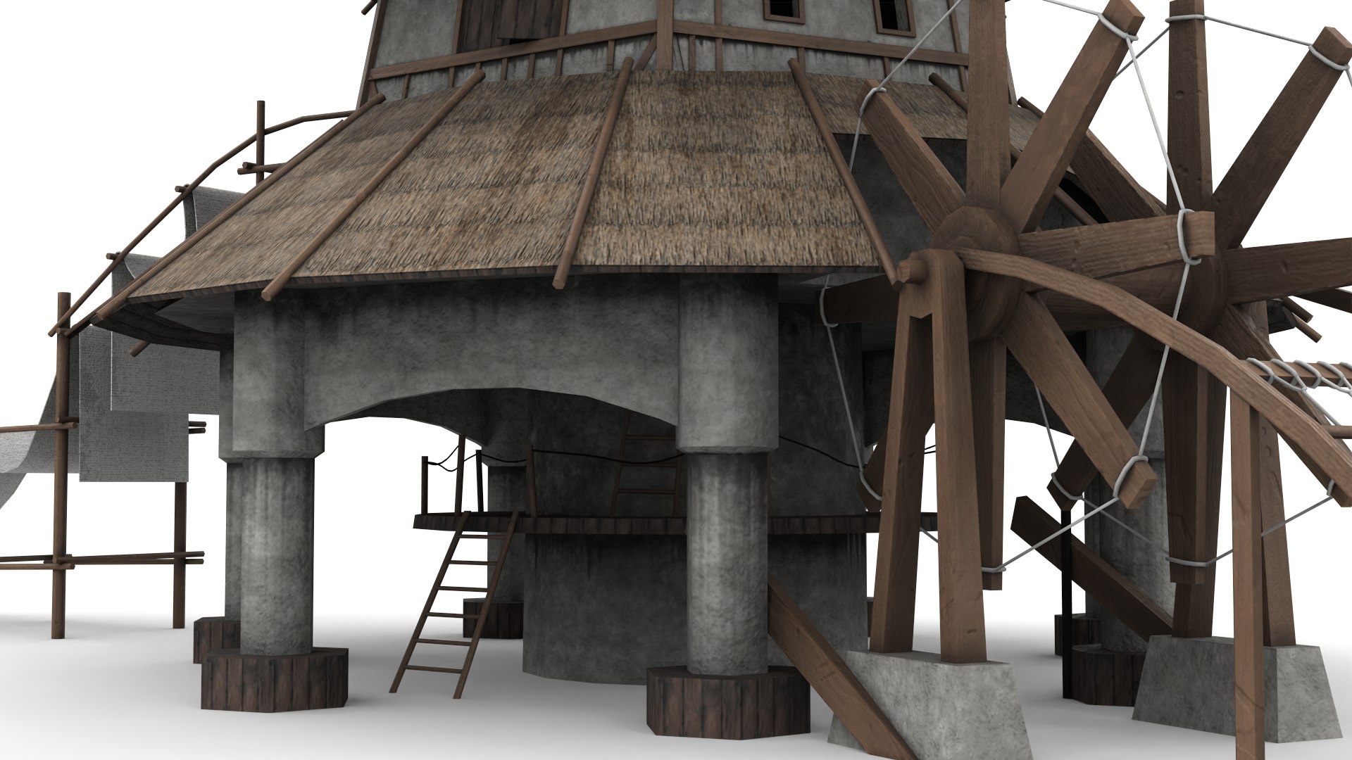Fantasy Weaving Factory 3D Model - TurboSquid 1790328