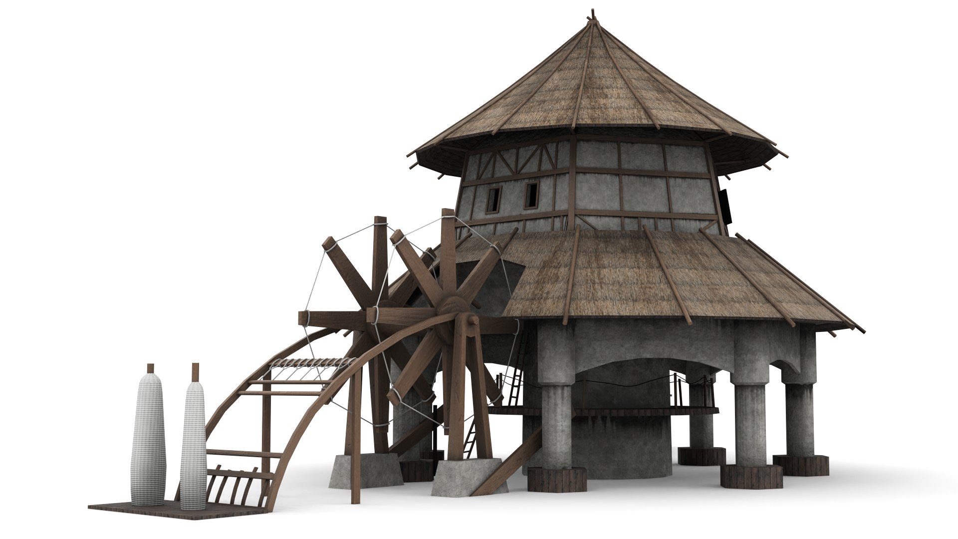 Fantasy Weaving Factory 3D Model - TurboSquid 1790328