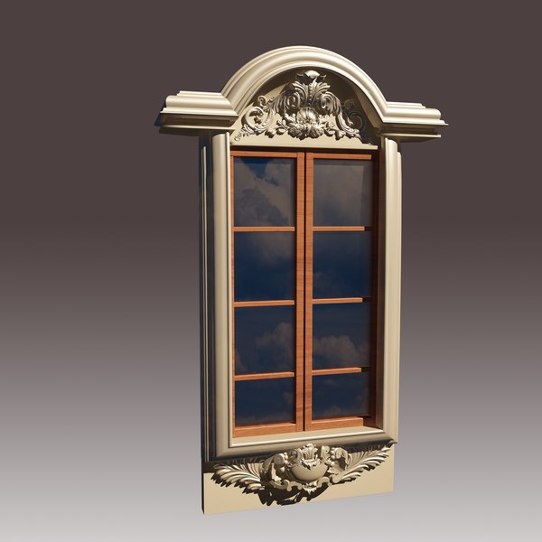 3d model window