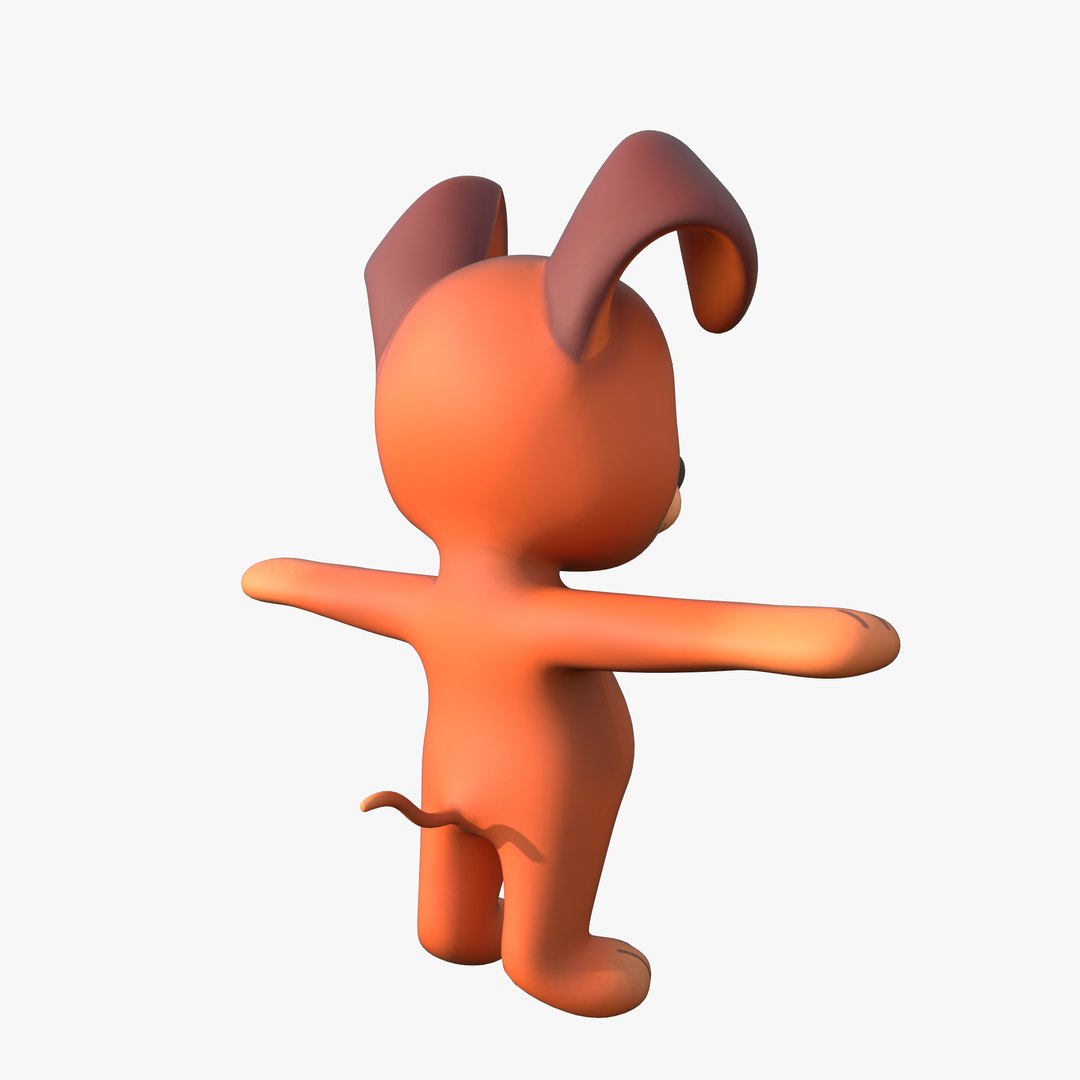 3D Model Cartoon Dog Low Poly - TurboSquid 2397940
