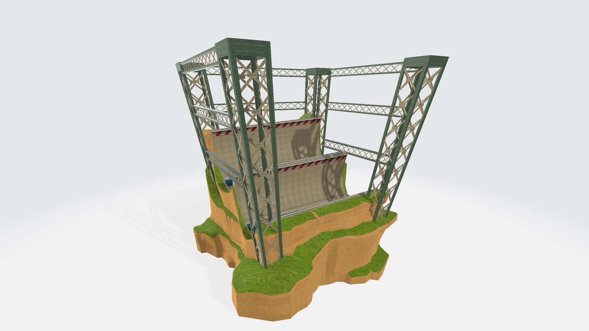 High Jump Platform Model - TurboSquid 2491157