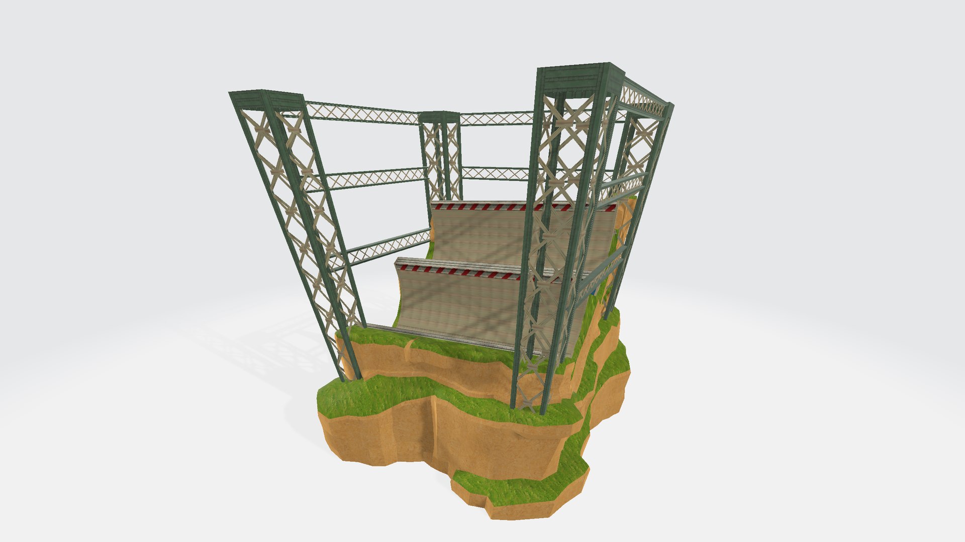 High Jump Platform Model - TurboSquid 2491157