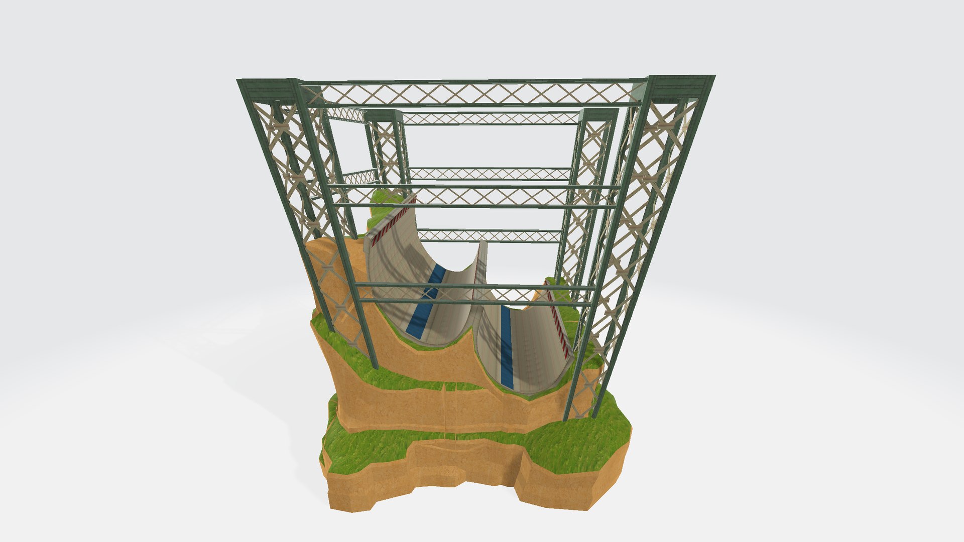 High Jump Platform Model - TurboSquid 2491157