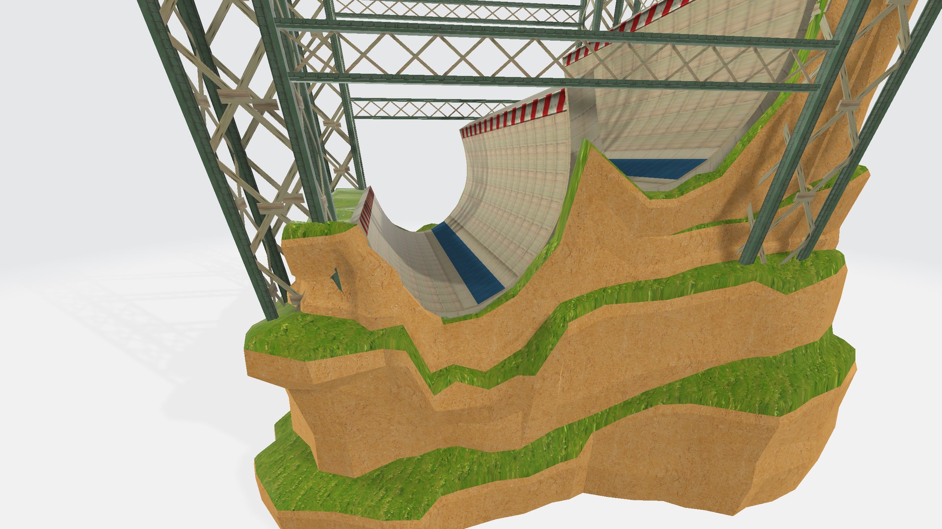 High Jump Platform Model - TurboSquid 2491157