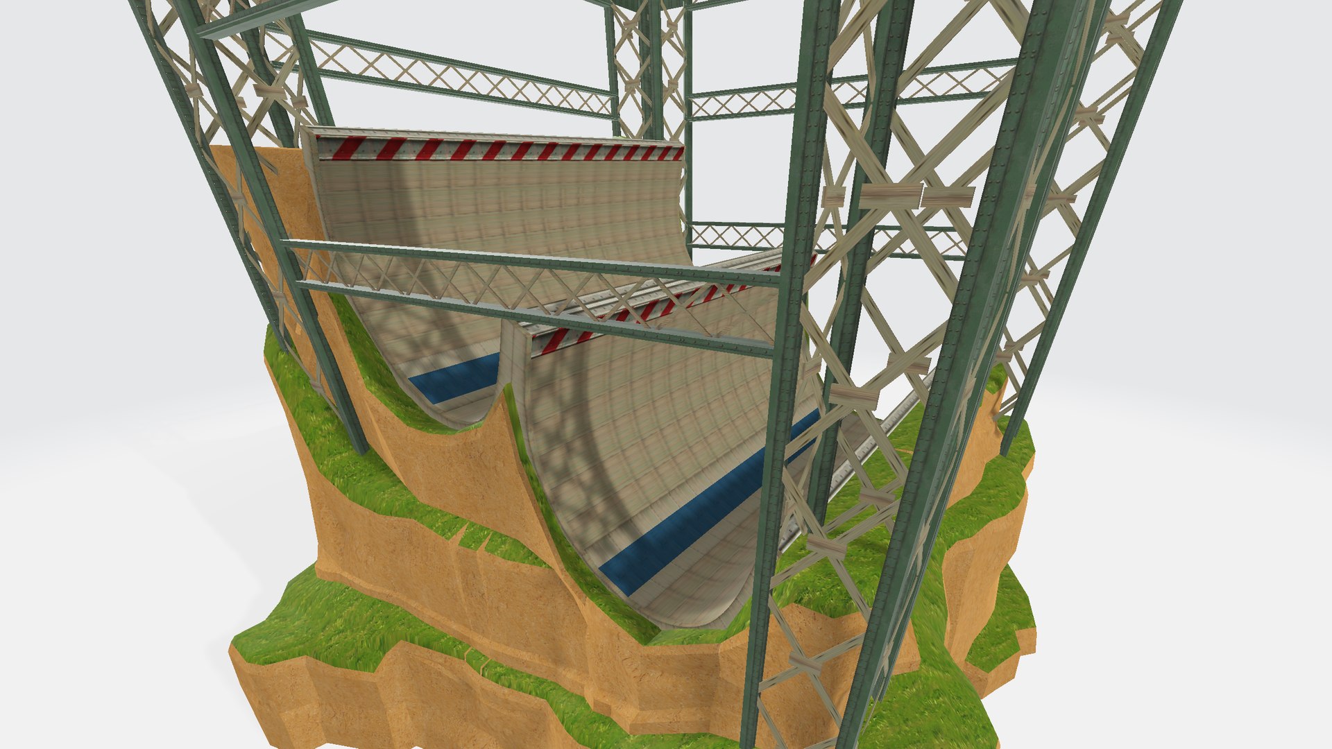 High Jump Platform Model - TurboSquid 2491157