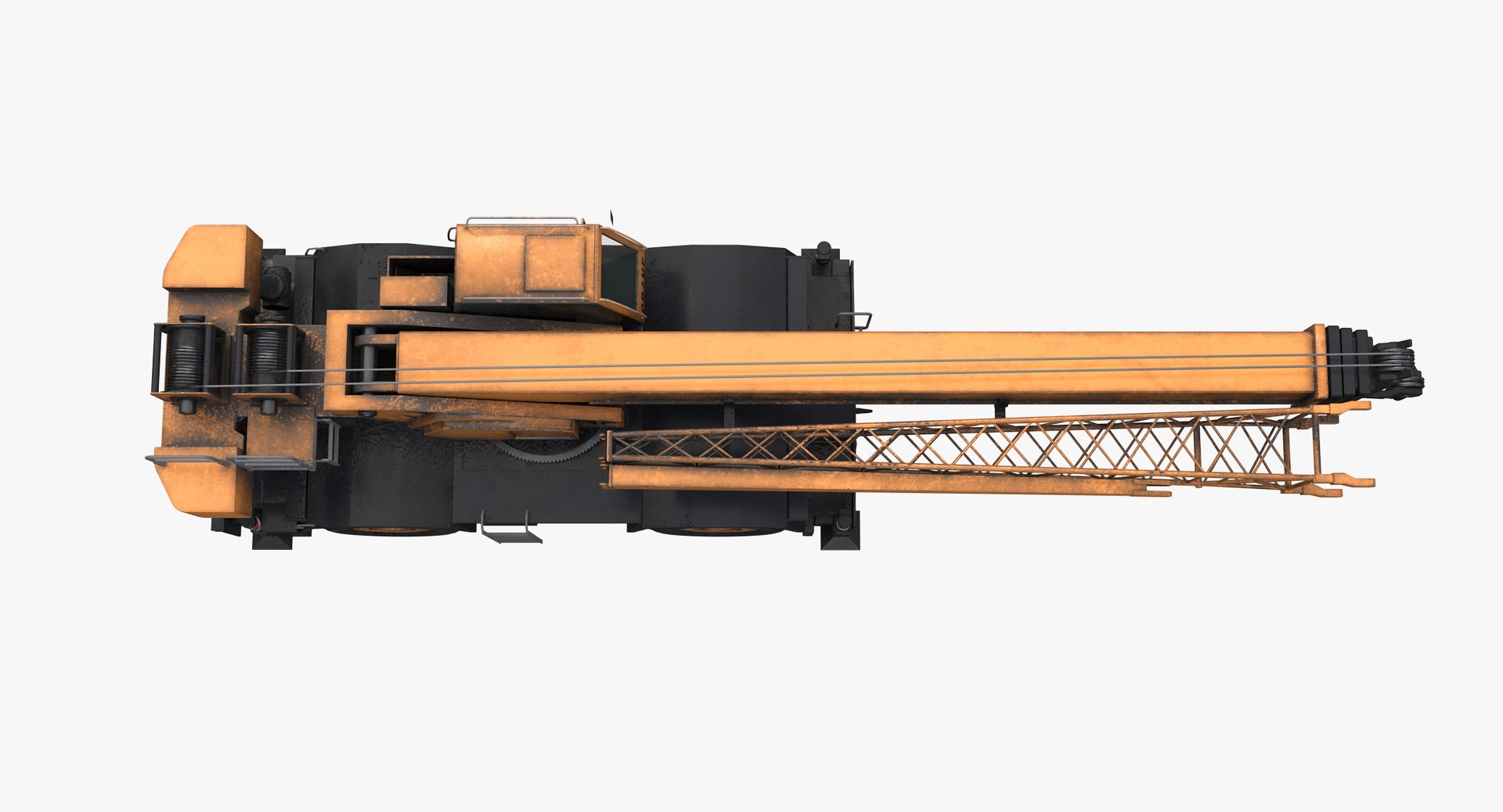 3D Rigged Rough Terrain Crane Model - TurboSquid 1386137