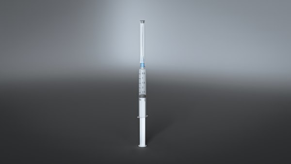 3D Syringe 3ml model - TurboSquid 1751545
