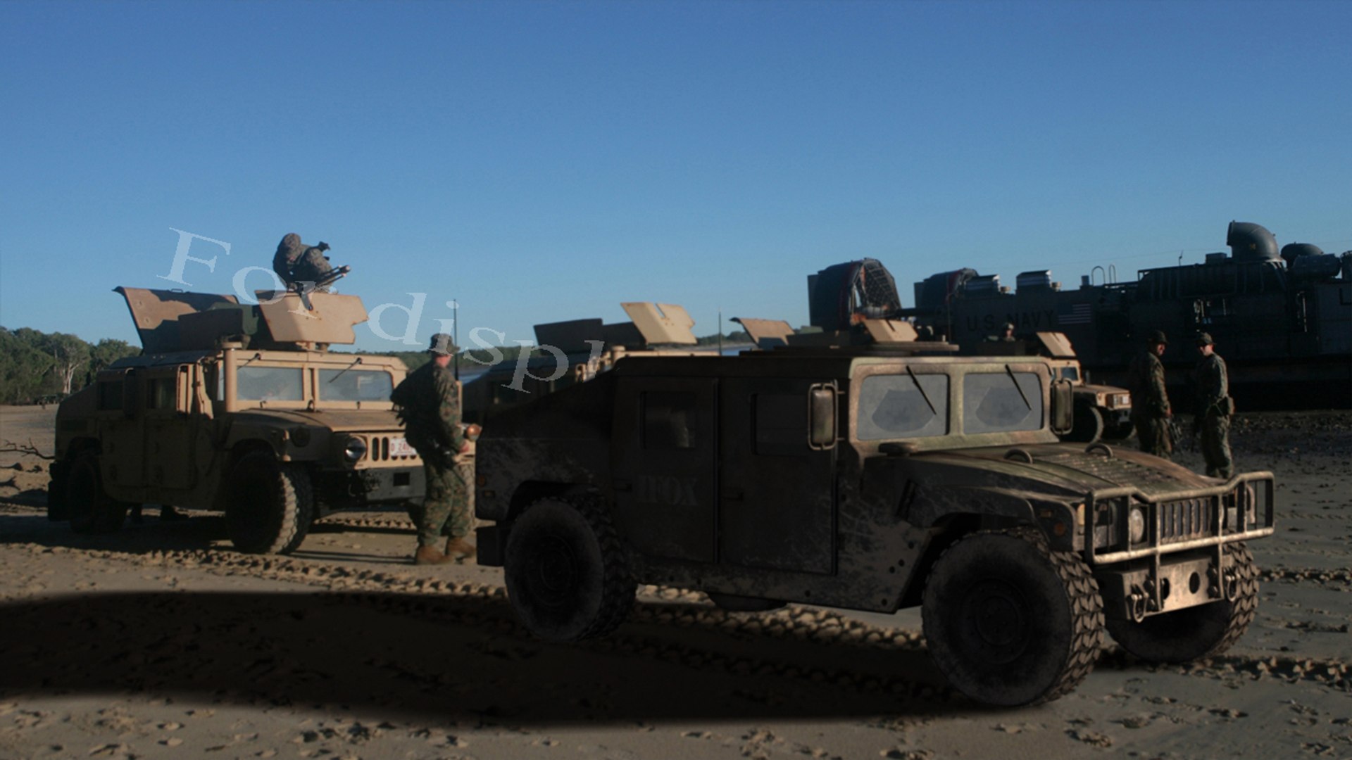 3d military humvee