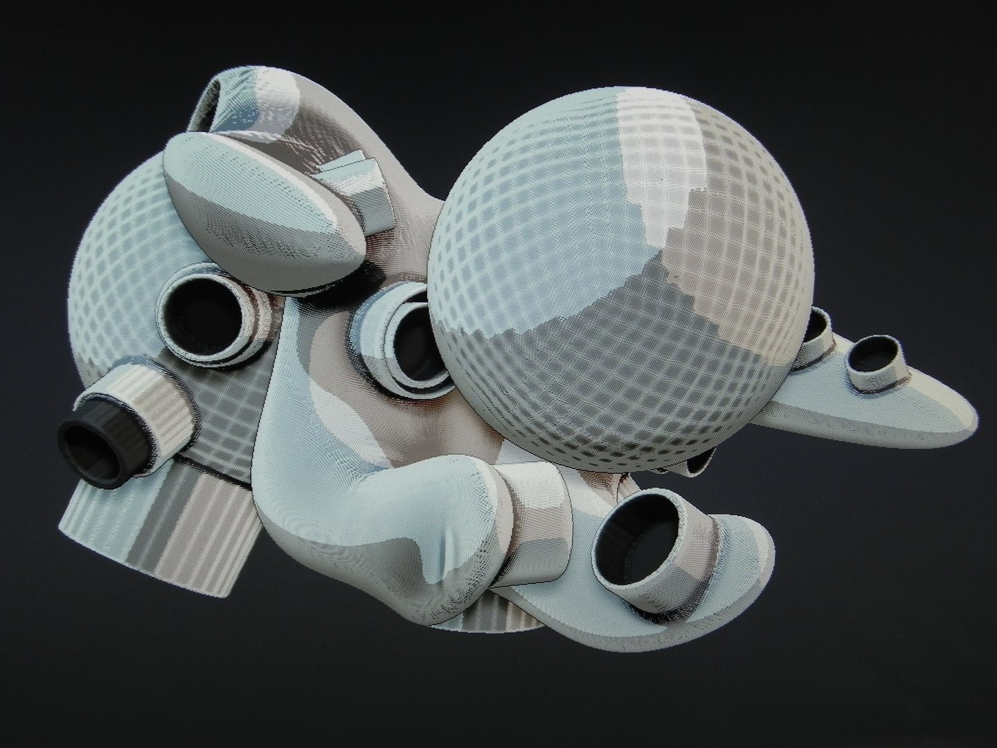 Space Fluid Flow Obj Free