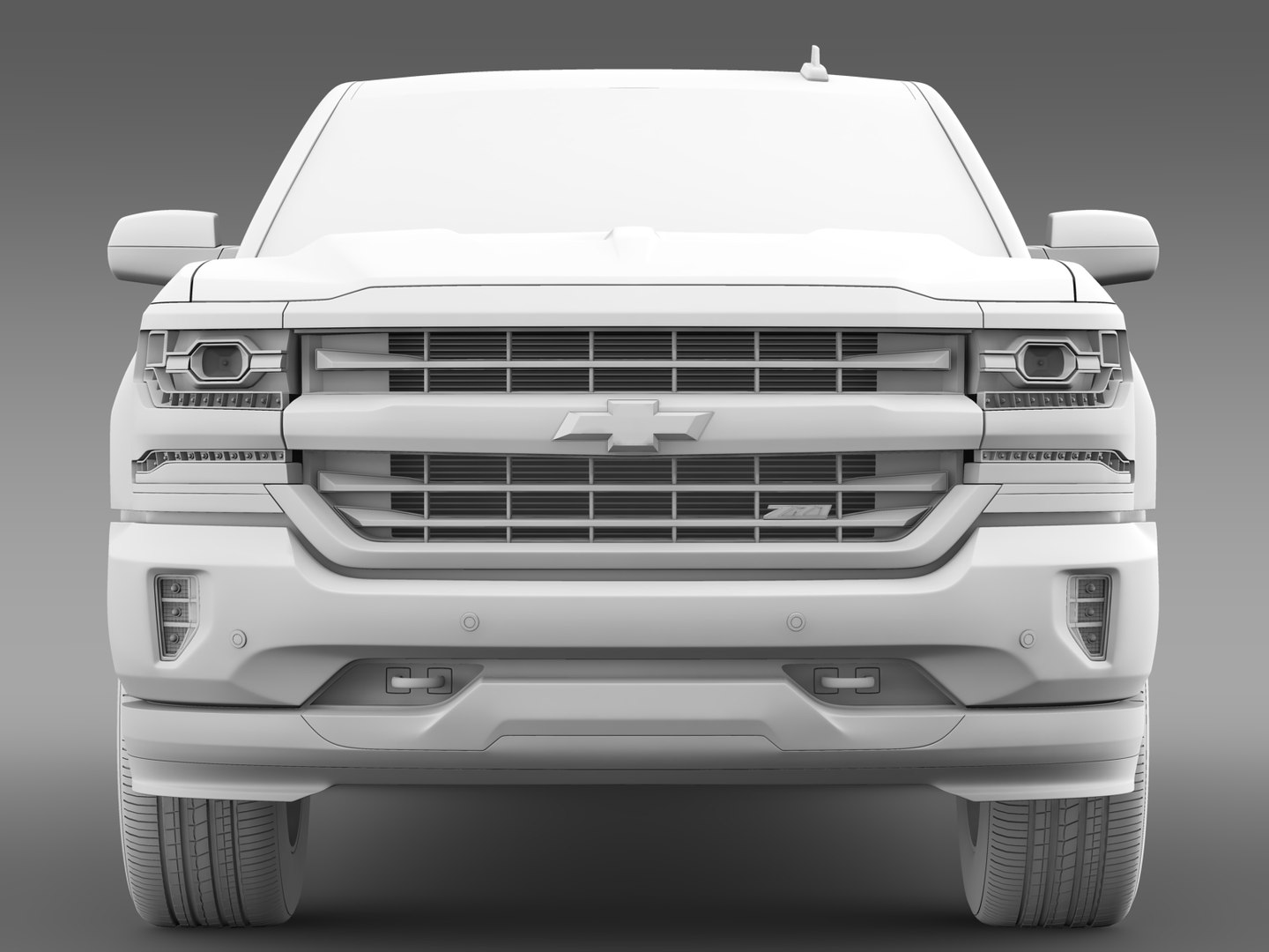 3d Chevrolet Silverado Ltz Z71