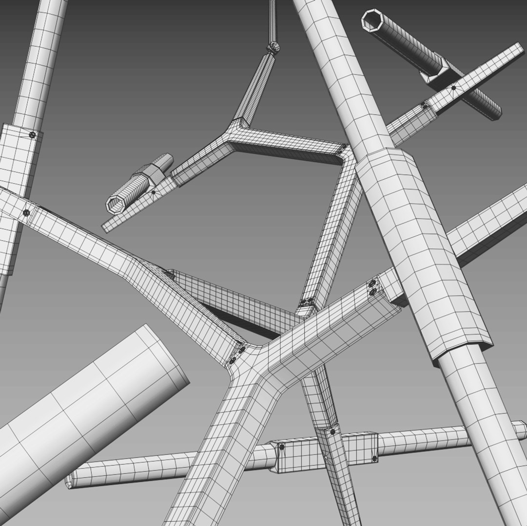 Vertical Chandelier Lighting 3D Model - TurboSquid 1507072