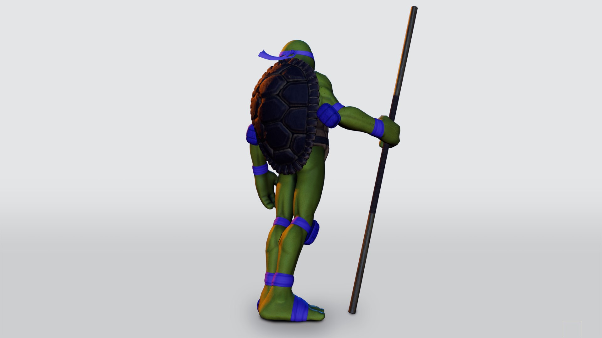 3D Donatello Ninja Turtle Model - TurboSquid 2040070