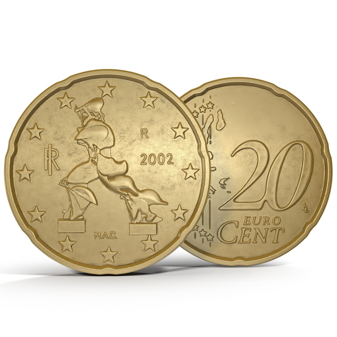 italian euro coin 20 3ds