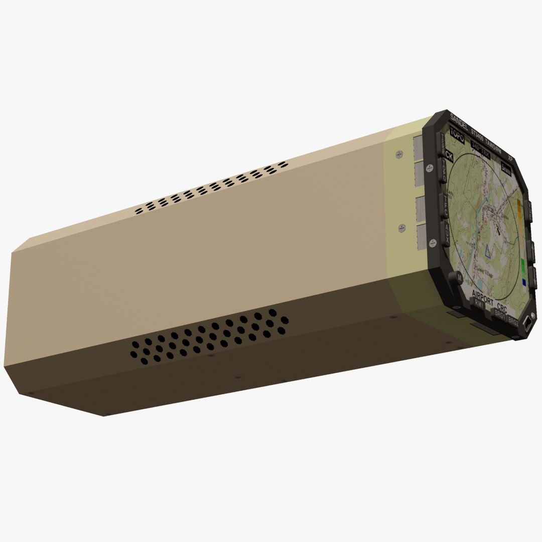 Sandel Avionics St3400 Taws 3d Max