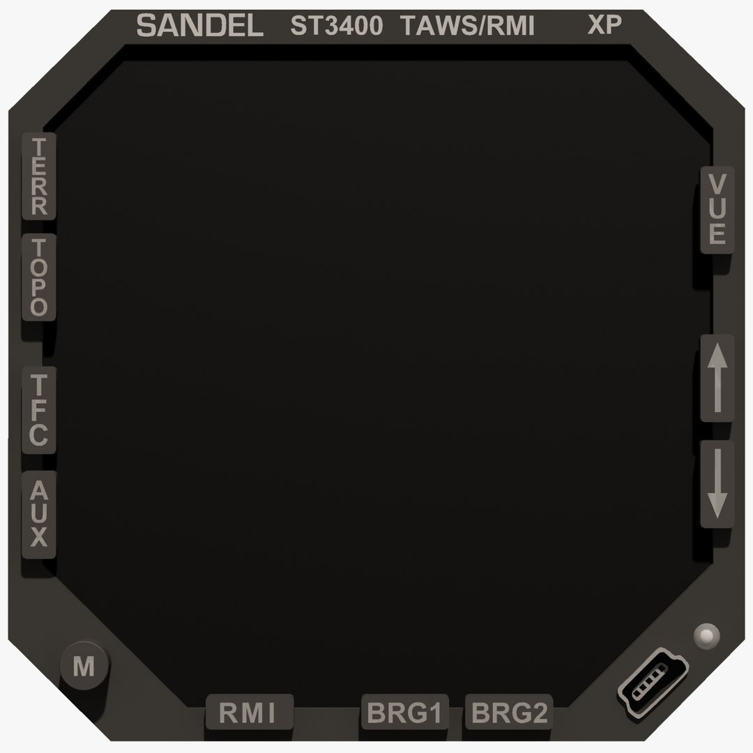 Sandel Avionics St3400 Taws 3d Max