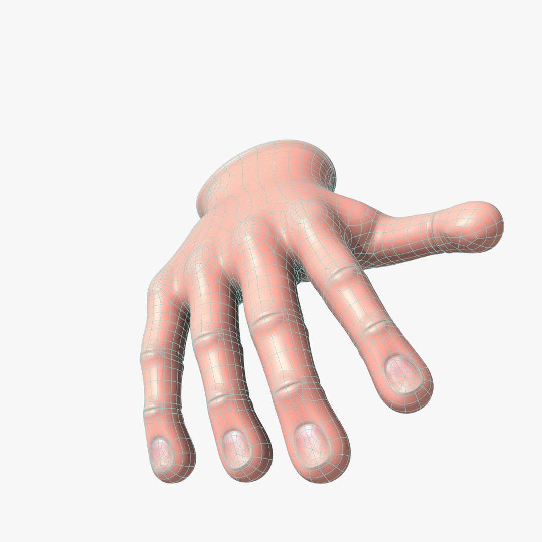 3D Toon Hand - TurboSquid 1345619