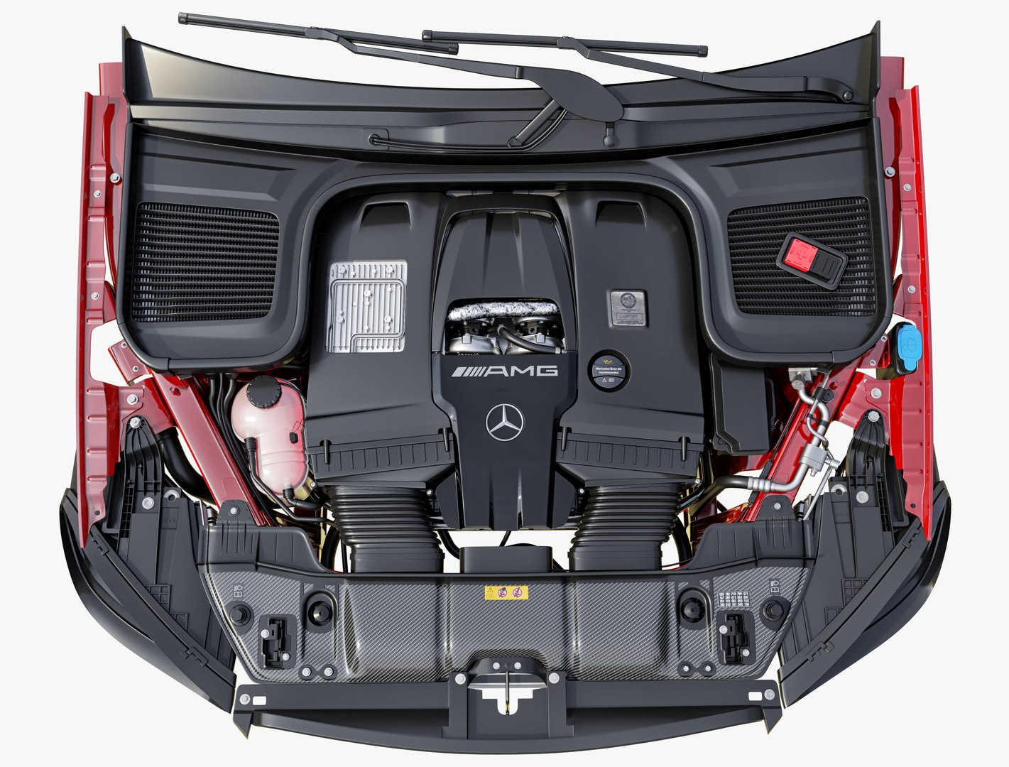 3D Mercedes-Benz AMG GLE63 Coupe Engine - TurboSquid 2401284