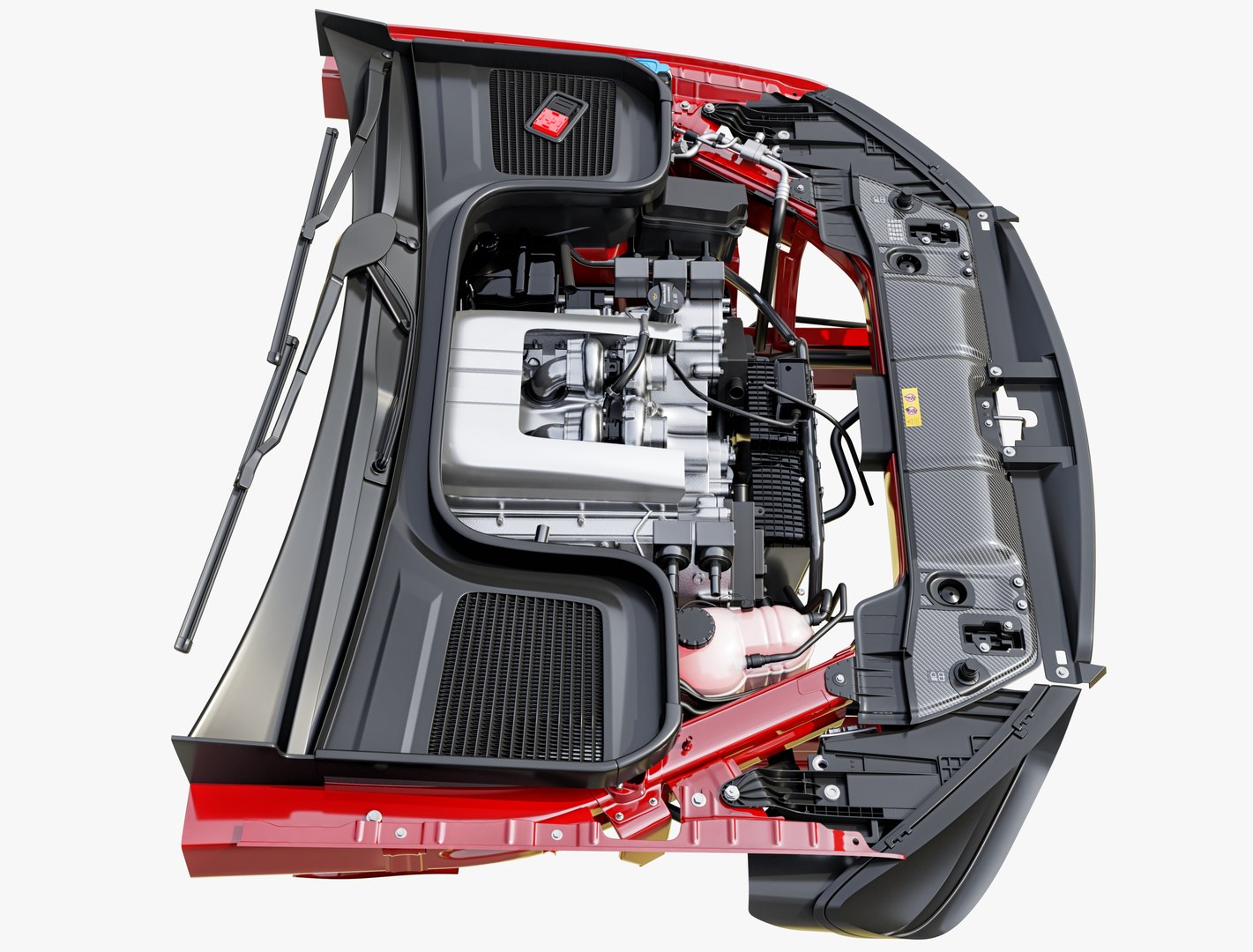 3D Mercedes-Benz AMG GLE63 Coupe Engine - TurboSquid 2401284
