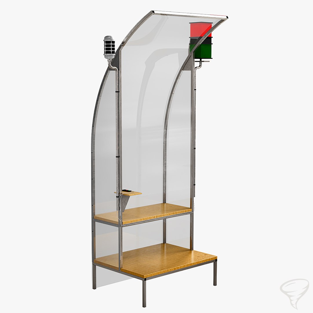 3ds Max Goal Judge Booth