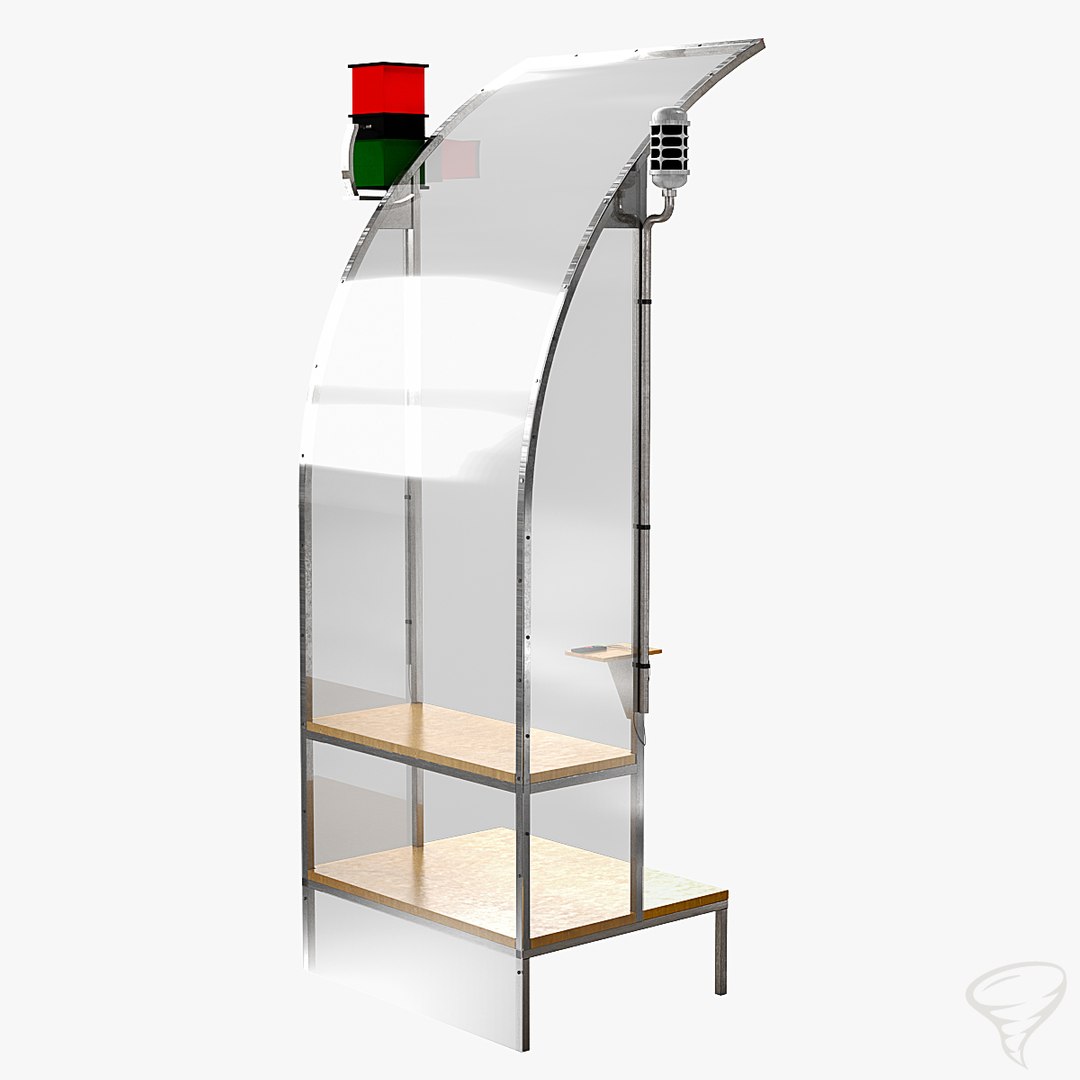 3ds Max Goal Judge Booth