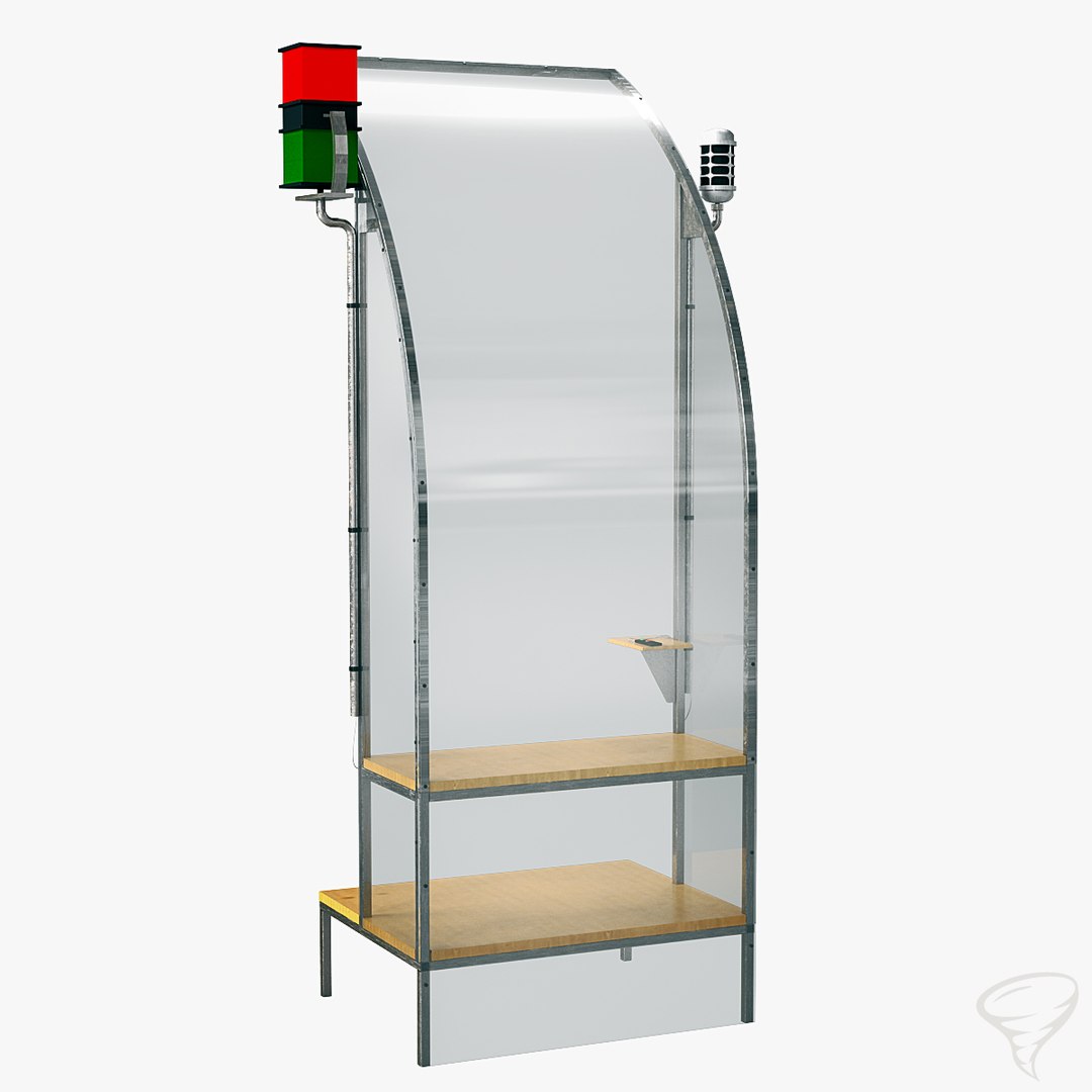 3ds Max Goal Judge Booth