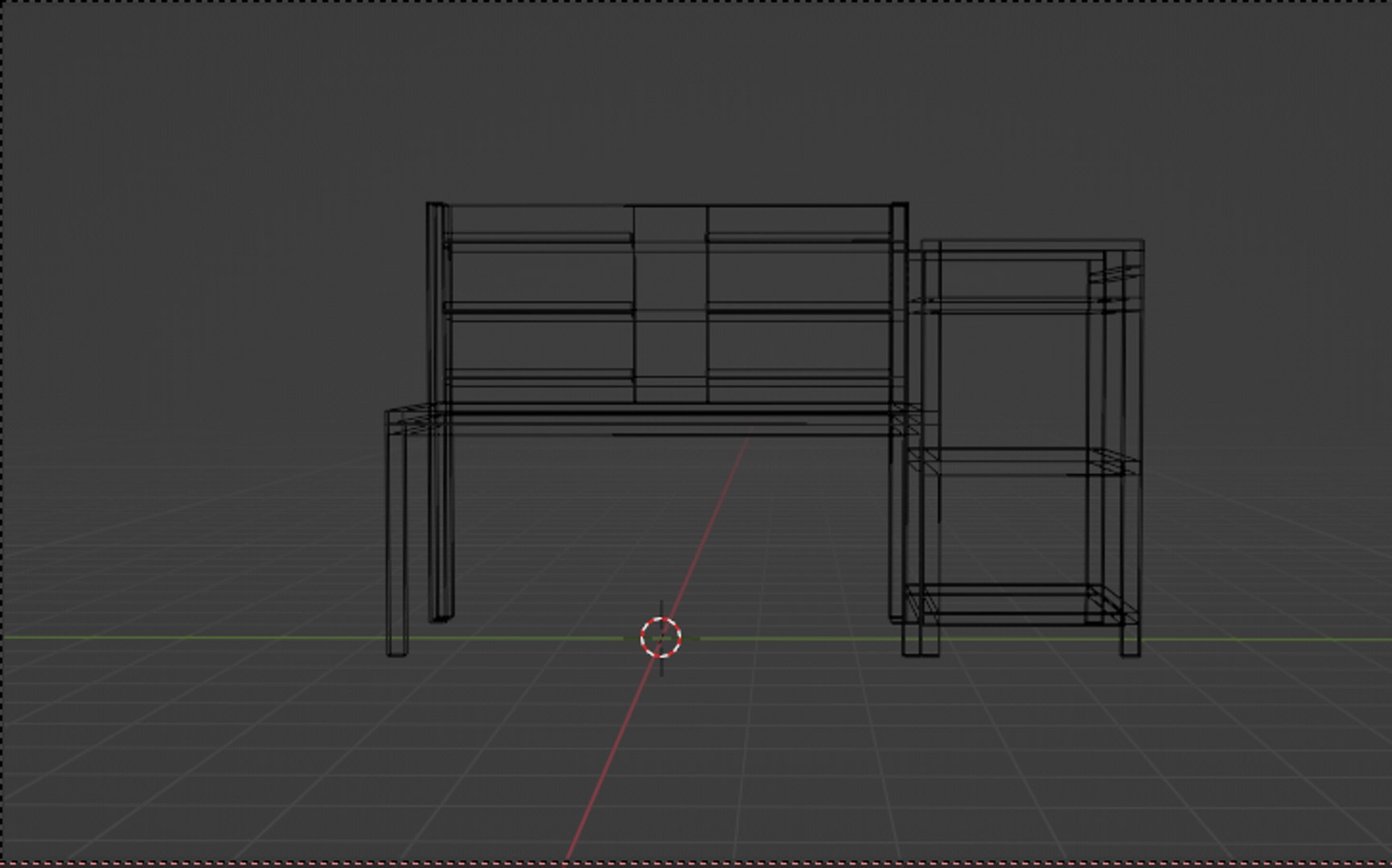 3D Study Desk Model - TurboSquid 2104664