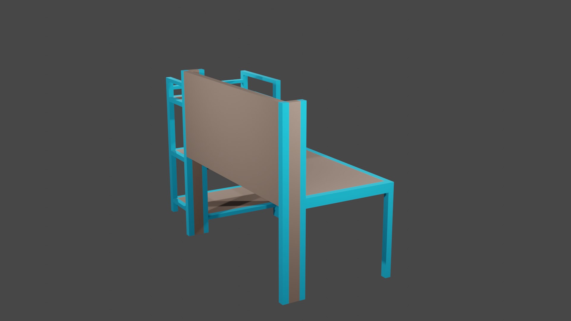 3D Study Desk Model - TurboSquid 2104664