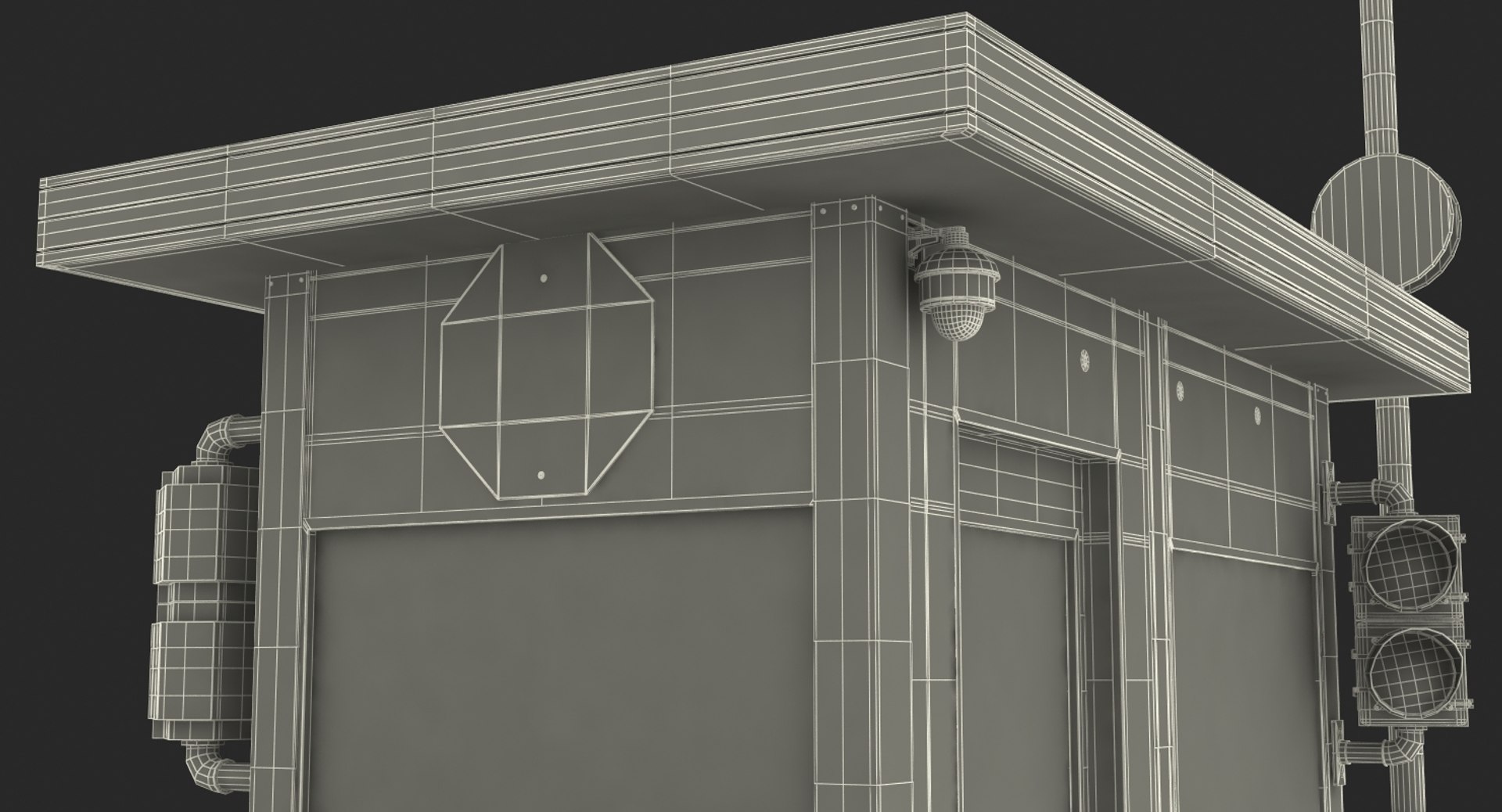 Security guards booth 3D model - TurboSquid 1370928