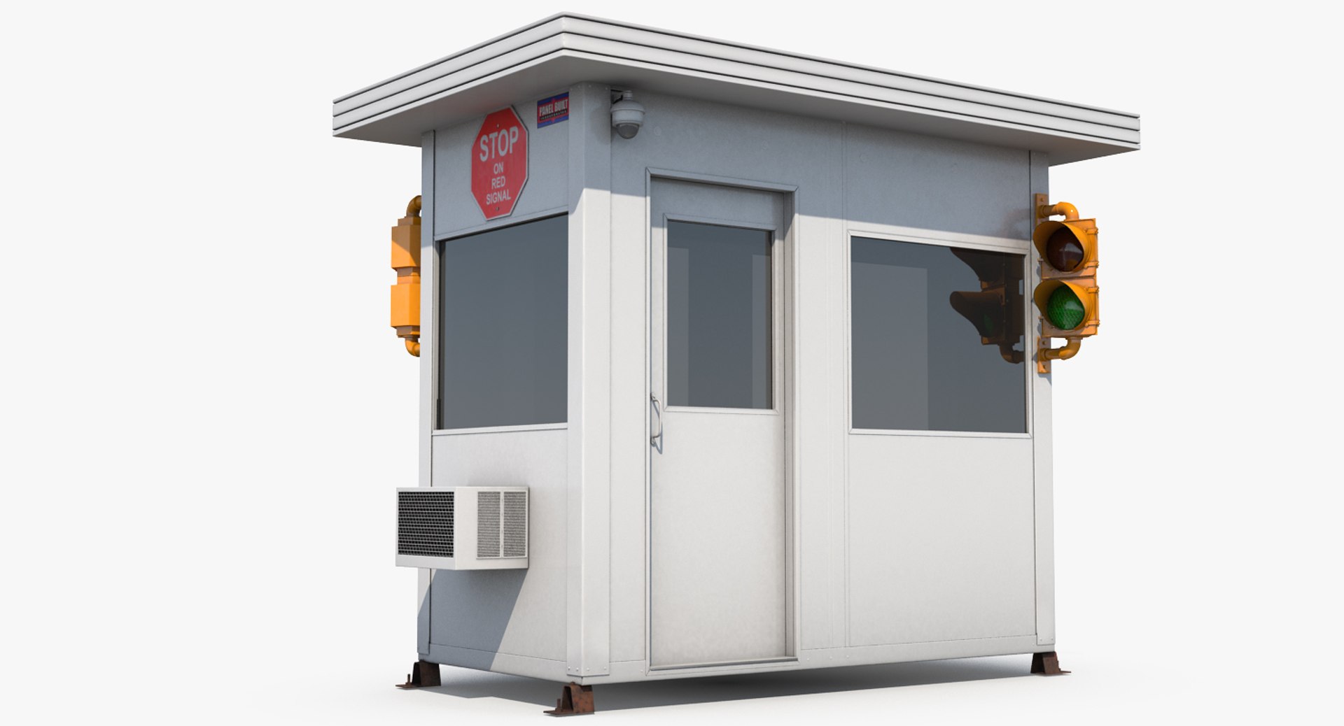 Security Guards Booth 3D Model - TurboSquid 1370928