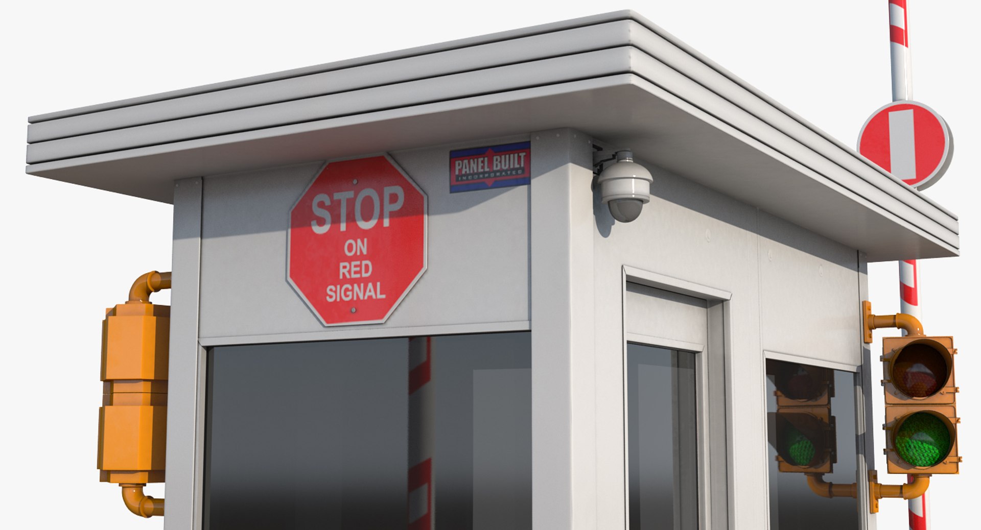 Security Guards Booth 3D Model - TurboSquid 1370928