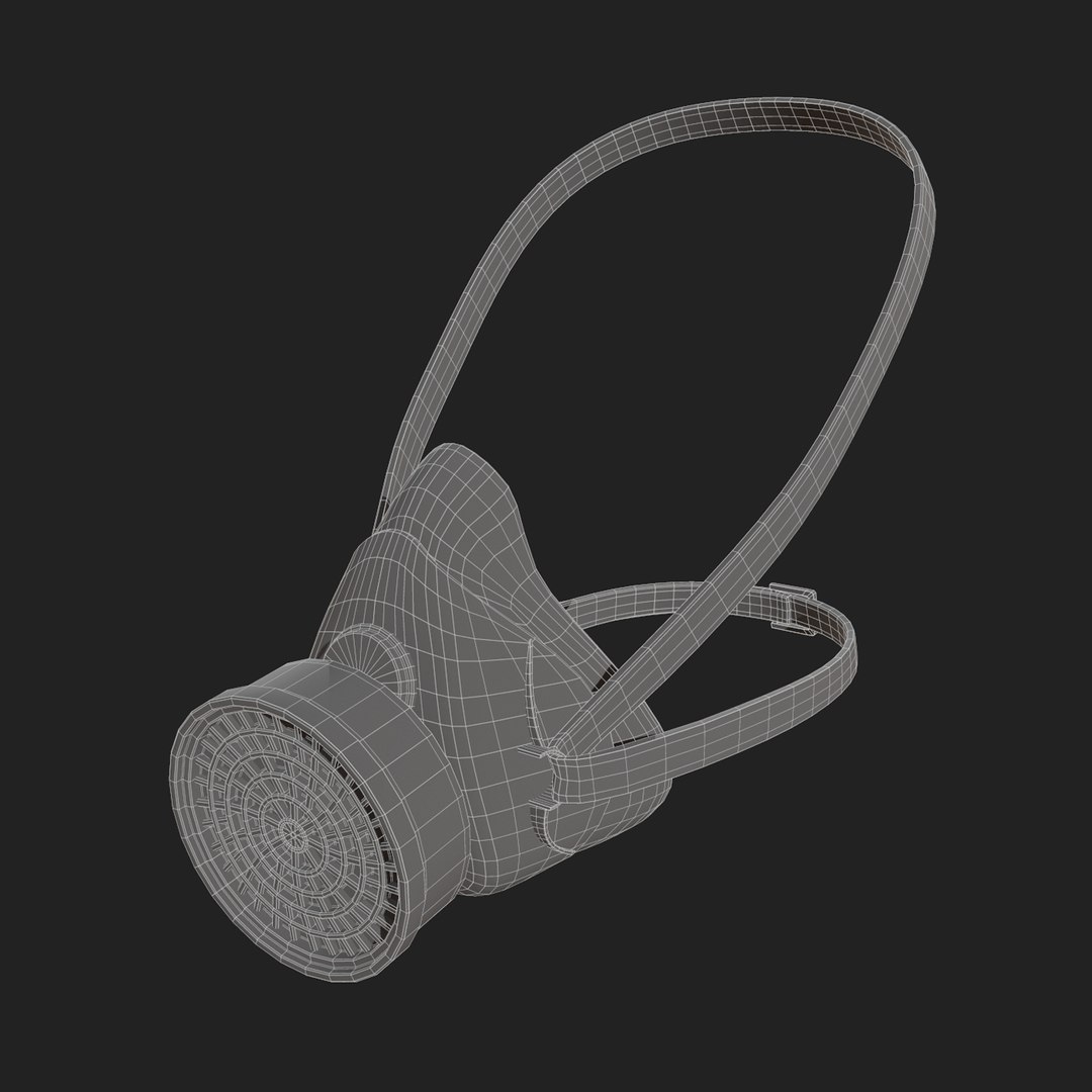 3D Gas Mask Model - TurboSquid 1549728