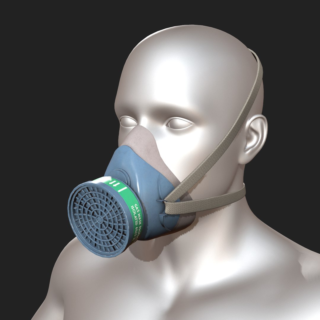 3D Gas Mask Model - TurboSquid 1549728