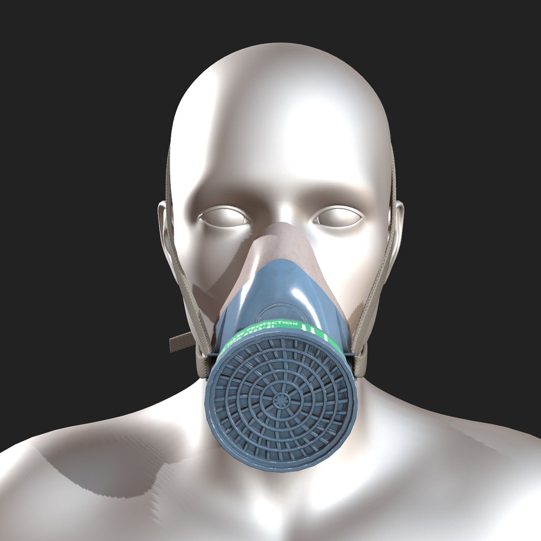 3D Gas Mask Model - TurboSquid 1549728