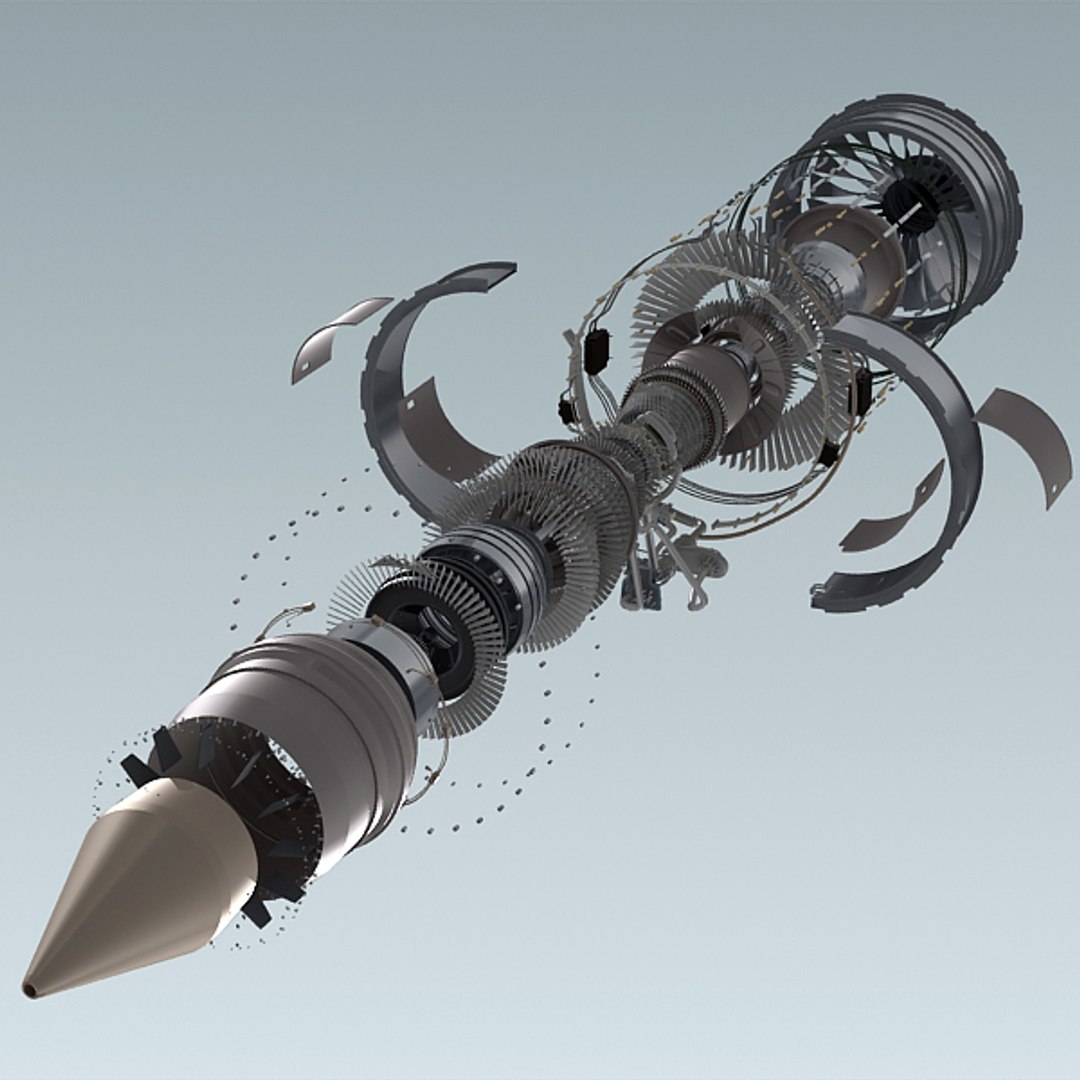 3d Jet Engine