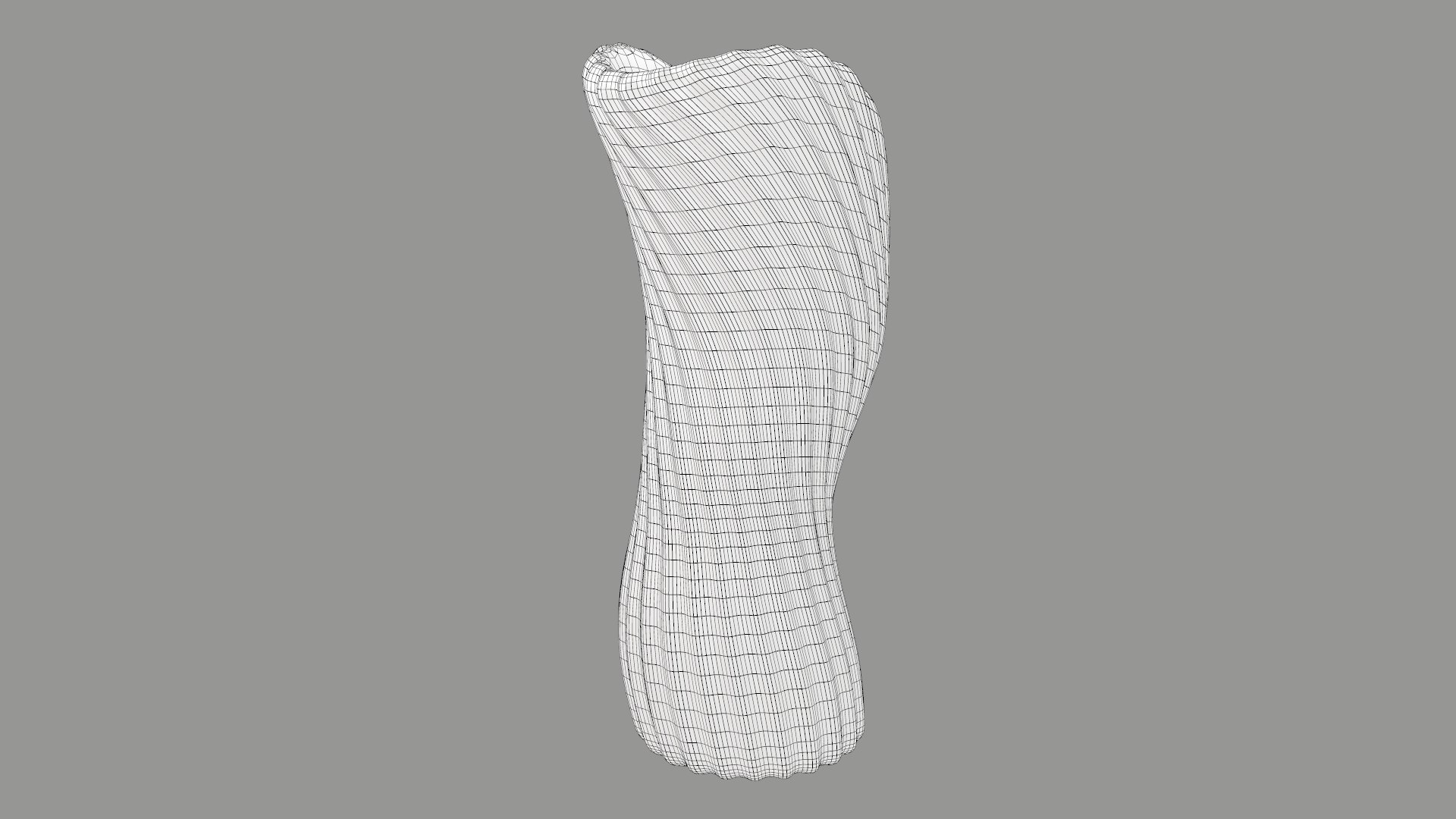 Ribbed Twisted Vase Model - TurboSquid 1969406